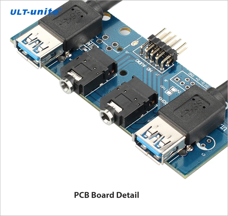 3.5 Inch Custom 2 Port Usb 3.0 Computer Case Front Panel With Hd Audio ...