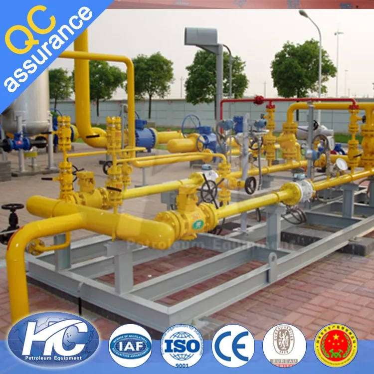 Natural Gas Pressure Regulating and Metering Station