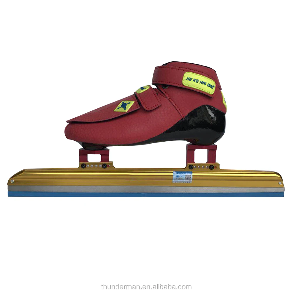 Fashion Fixed Size Ice Speed Skates Racing Sports Ice Skating Handmade ...