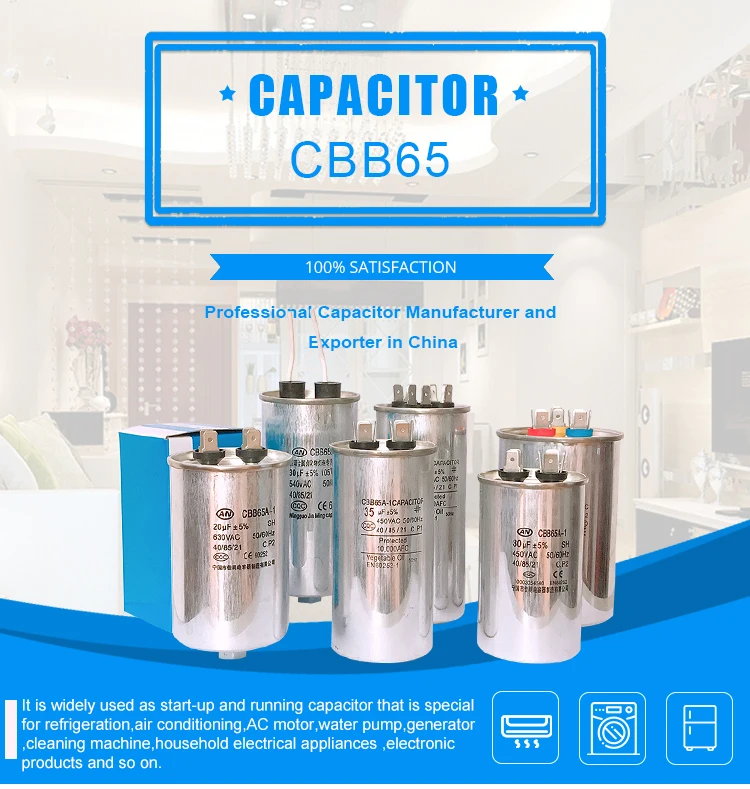 Eos Cbb65 60uf 250v Capacitor - Buy Capacitors 1kv,Cbb65 60uf 250v ...