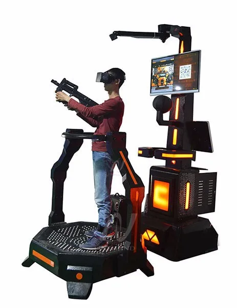 Virtual Reality 9d Vr Shooting Running Machine/ Vr Walking Game Machine ...