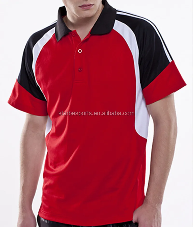 Custom Embroidered Polyester Sport Polo Dry Fit T Shirt Sport - Buy ...