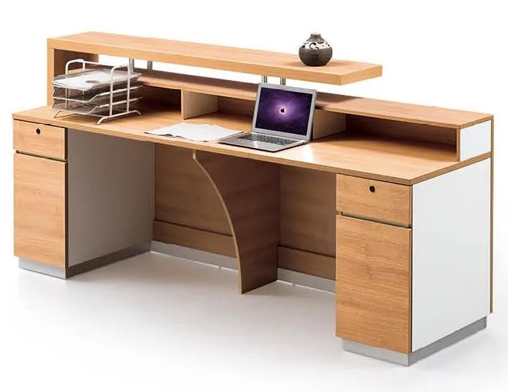 DF9921 Office Reception Call Center Front Desk - Modern Design