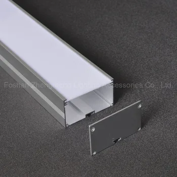 70mm*40mm Arc Shape Led Linear Strip Profile & Pendant Light Aluminum ...