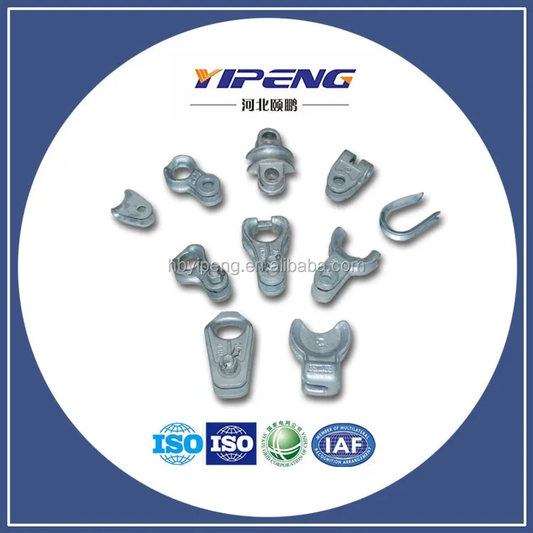 Wire Rope Thimble Clevis For Preformed Dead End Guy Grip/adss/opgw ...
