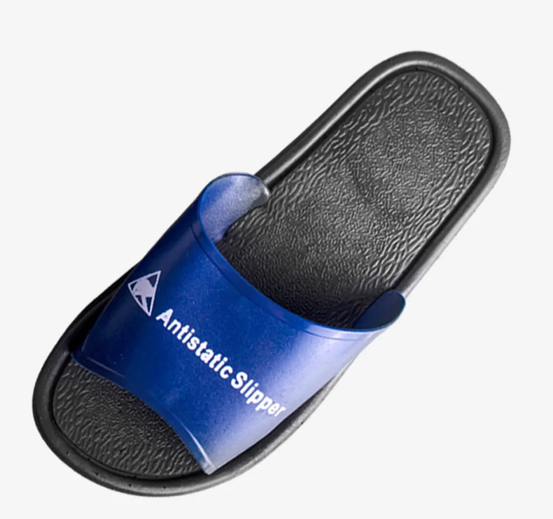 Esd Pvc Slipper Antistatic Blue Safety Slipper Antiskid Esd Slipper ...