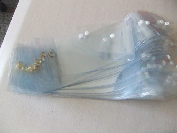 Clear PVC Bag for Hair Bundles - Custom Printed Packaging