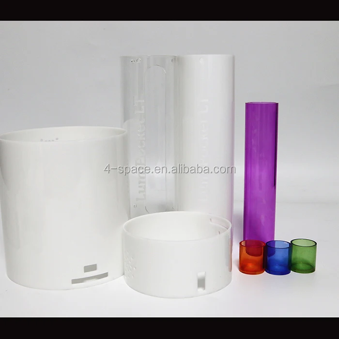 150mm 200mm 250mm Diameter Clear Acrylic Cylinder Containers For Food ...