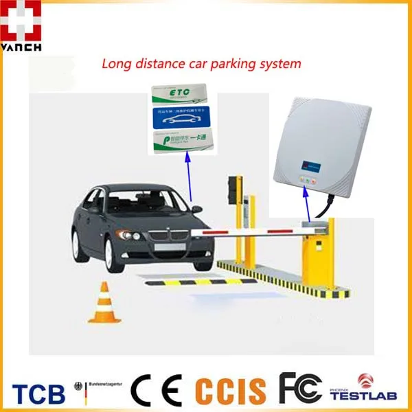 Uhf Rfid Tag Rfid Label Reader For Car Parking Vehicle Control ...