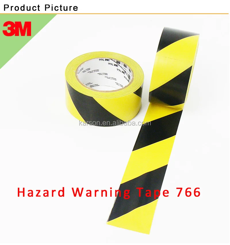 3m Pvc Hazard Warning Tape Vivid Color 766 - Buy 3m Pvc Hazard Warning ...