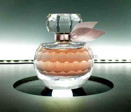 High Quality 30ml Frosted clear Circle Shaped Crystal Perfume Spray ...