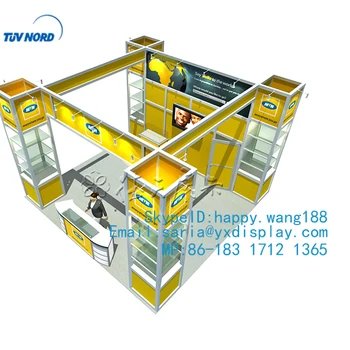 Customized Exhibition System Booth 6x6 Design From Shanghai Detian ...