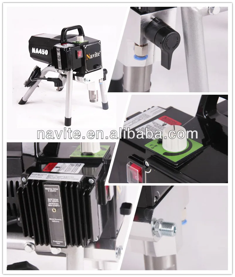 Industrial Piston Airless Paint Sprayer NA-450 by NAVITE