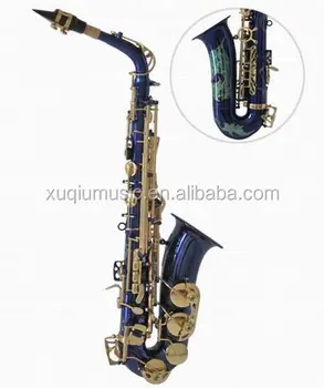 Professional Blue Alto Saxophone/saxofone/sax/saxofoon Sale - Buy Gold ...