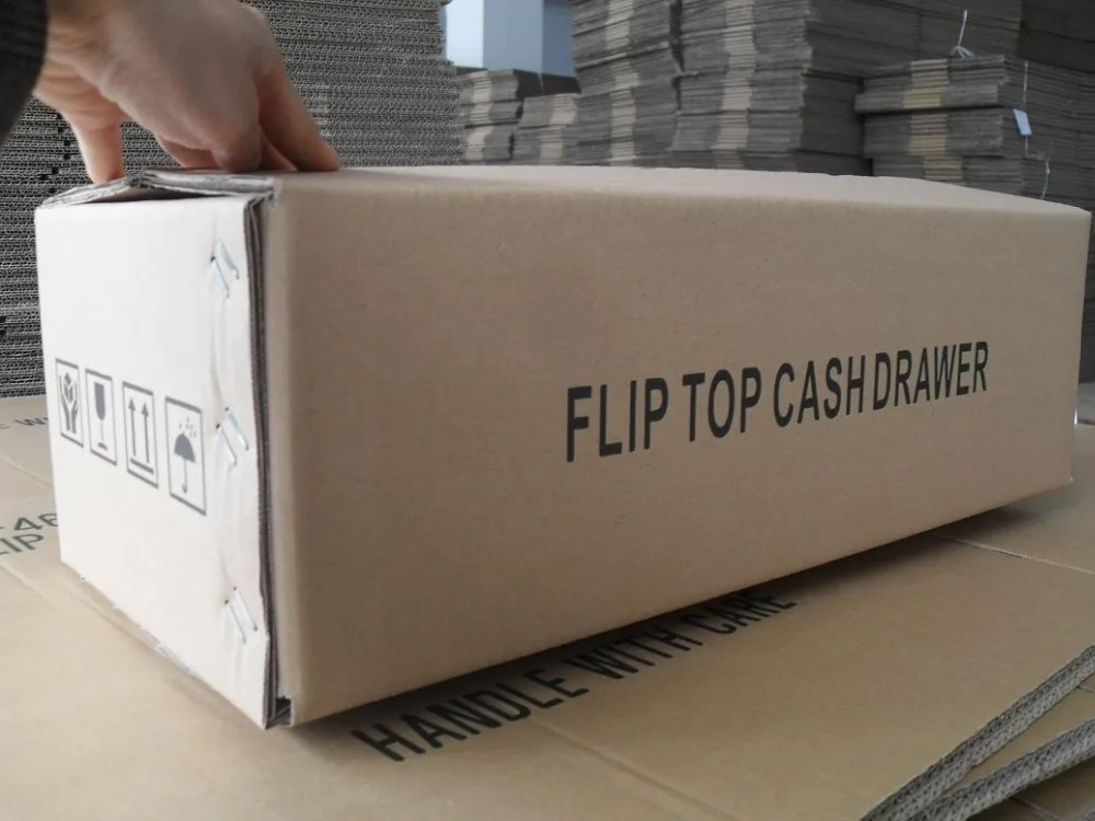 6 Bills 8 Coins Cashier Box - Flip Top Cash Drawer FT460