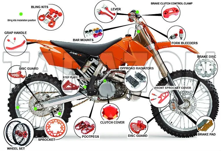 Motorcycle Parts Wheel Hub Fits For Crf 250/motocross Hub - Buy ...