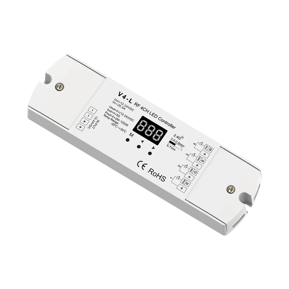 Skydance V4-L LED Controller - 4 Channel RGBW Dimming