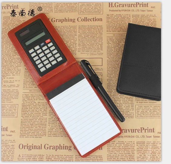 Mini Pocket Calculator Notebook With Pen - Buy Customized Mini Notebook ...