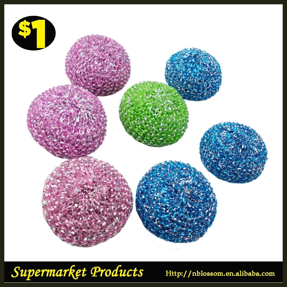 Kitchen Used Mesh Plastic Dish Scrubber For Kitchen Cleaning - Buy Dish ...