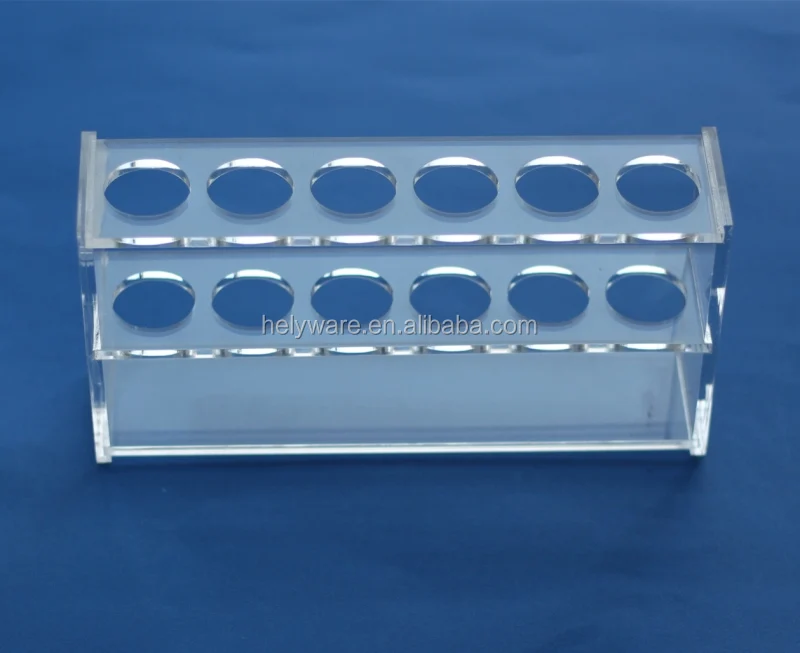 6/12 place 10~100ml Acrylic PMMA Nessler Color Comparison Tube rack ...