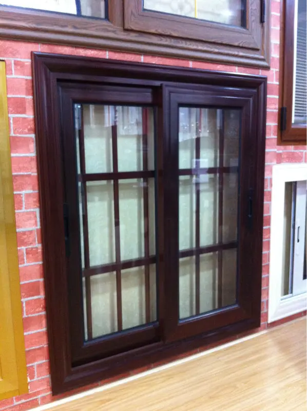 Champagne Color Aluminum Frame Horizontal Sliding Window - Buy ...