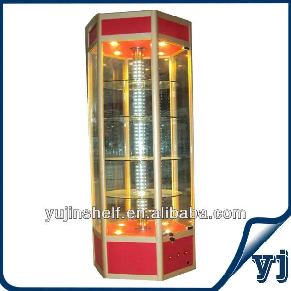 Revolving Freestanding Tower Display Showcases/aluminum Rotating ...