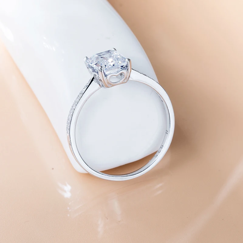 925 Italian Silver Single Stone Designs Diamond Engagement Rings - Buy ...