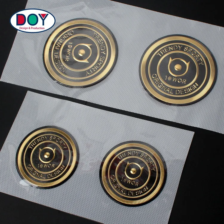 Custom Embossed Raised Logo Gold Plating High Frequency Heat Press Soft ...