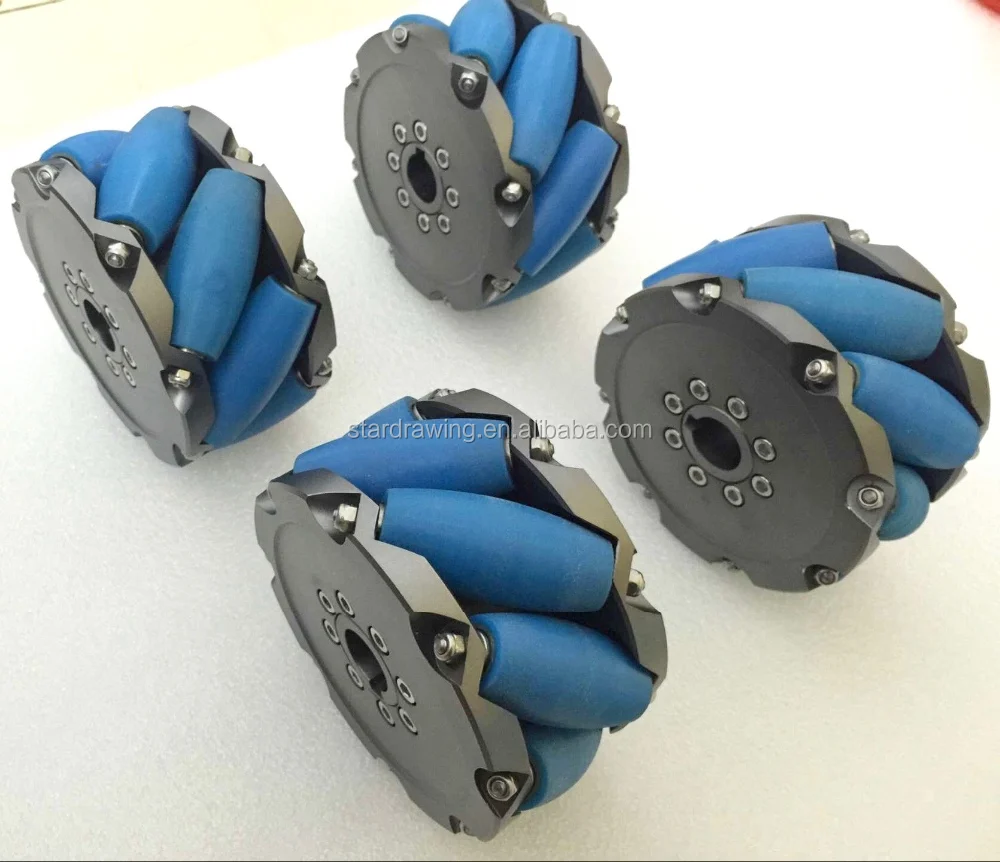 SS 300kg Heavy Duty Omni Robot Mecanum Wheel - Durable 4.7 Inch ...