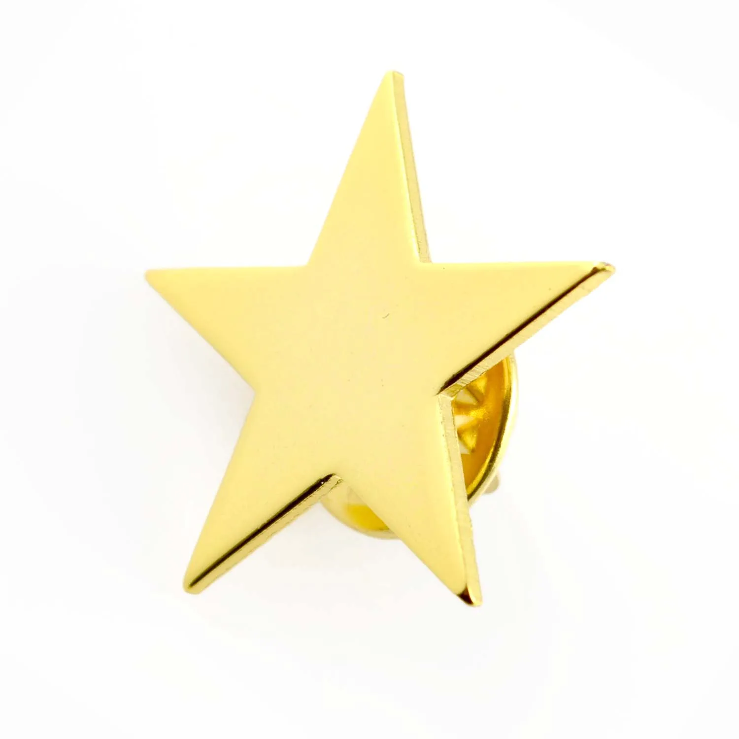 Promotion Metal Gold Five Star Shape Custom-made Sports Logo Lapel Pin ...