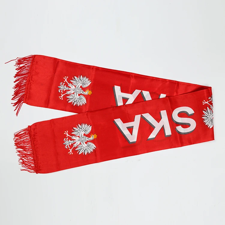 Super Quality Custom Advertising Polyester Printed Red Poland National ...
