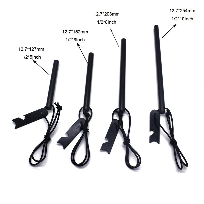 8 Inch Long Outdoor Lighter Flint Stone - Firesteel Starter