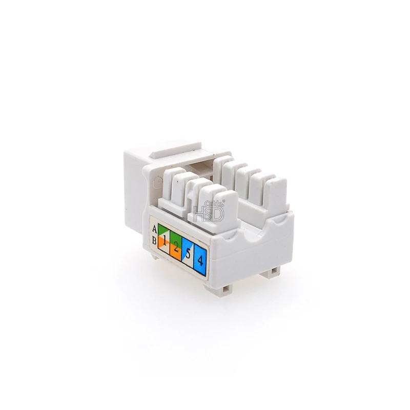 RJ45 Cat6 Punch down Network Keystone Jack 90 Degree UTP Unshielded Modular Plug OEM Factory ...