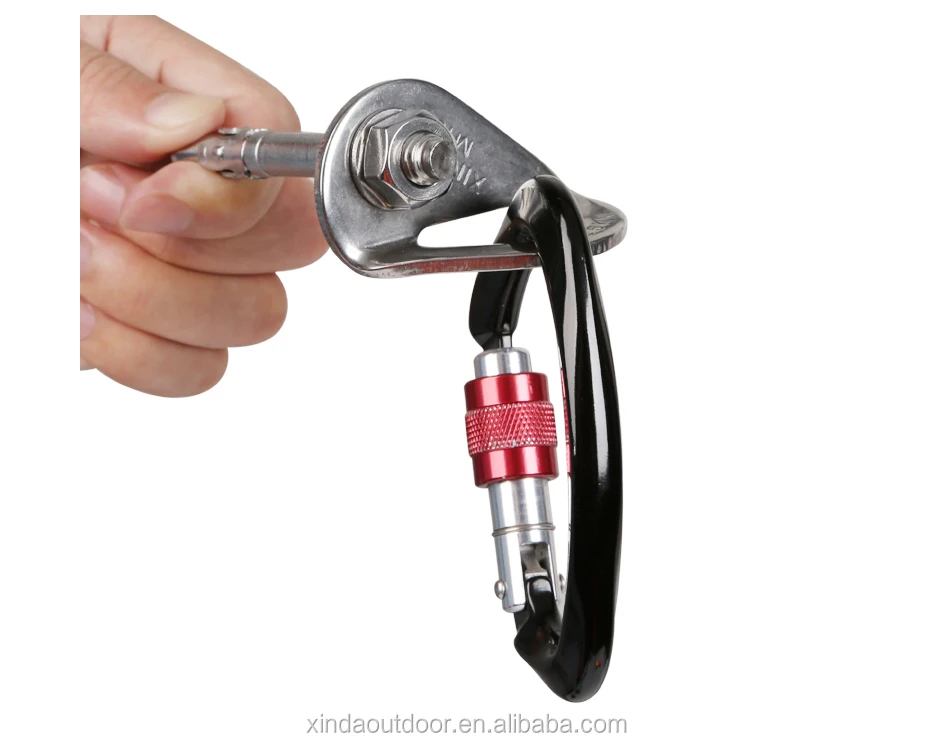 XINDA 25kn Stainless Steel Screw - Piton Anchor for Rock Climbing