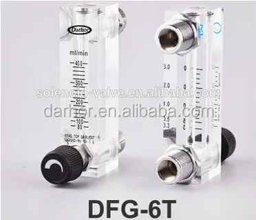 SCFM SCFH LPM GPM Scale Liquid Rotameter Gas Flow Meter