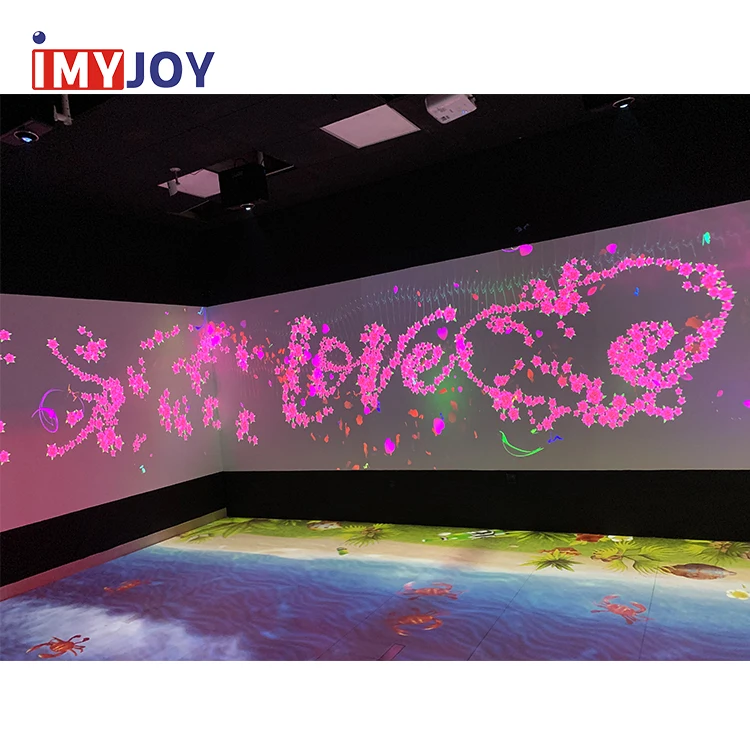 3d Interactive Touch Screen Immersive Projection Interactive Floor/wall ...