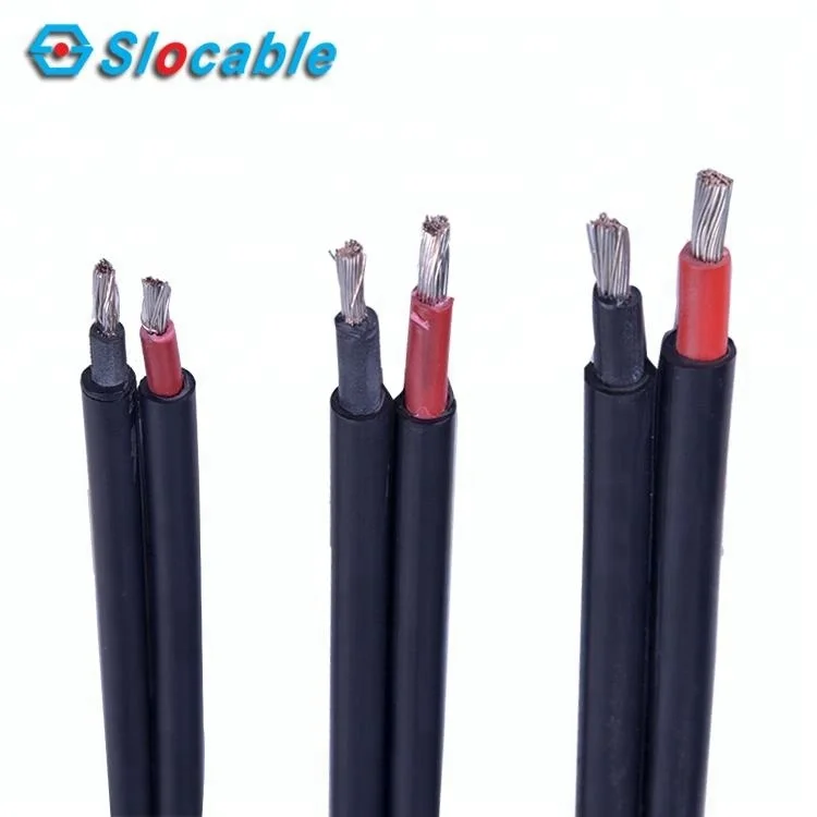 Slocable Uv Resistance Xlpe Twin Cores 4mm2 Electrical Cable Wire - Buy ...