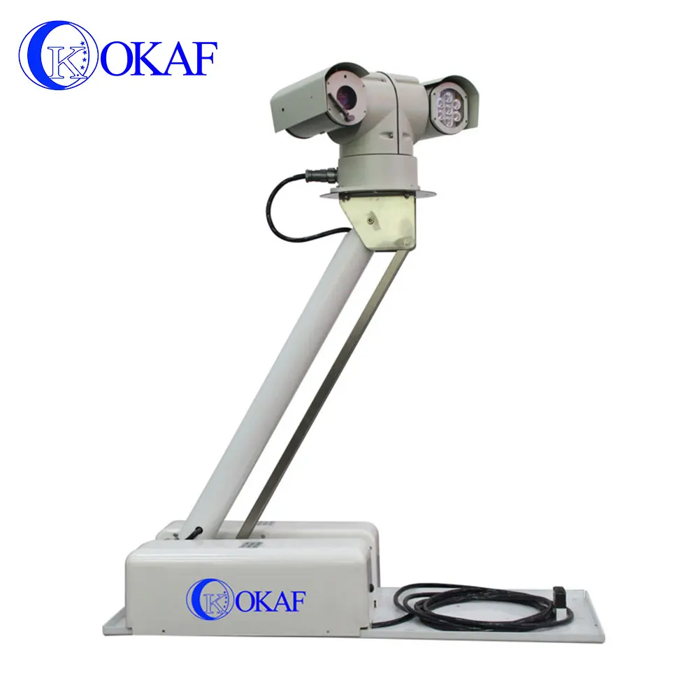 Vehicle Mounted Telescopic Mast Ptz Camera Mount Pole 1m 1.8m 3.5m ...