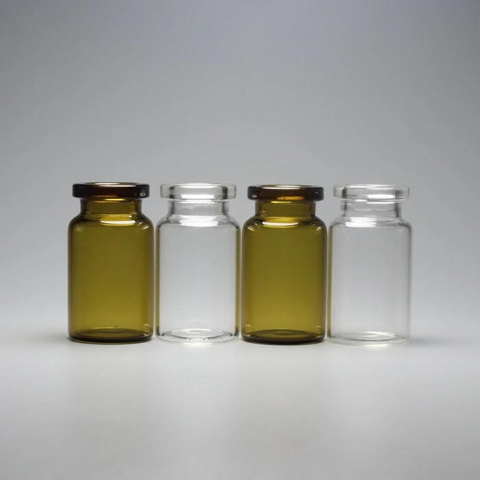 5ml Clear or Amber Injection Crimp Top Glass Vial with Caps| Alibaba.com
