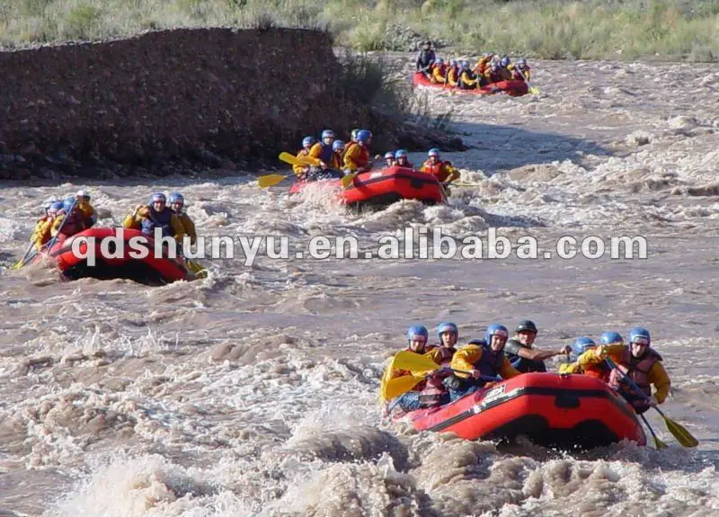 Ce 1.8mm Pvc 4.3m 8 Passengers River Inflatable Raft Manufacturer In ...