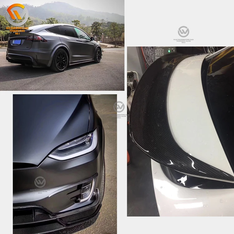 Tesla Model X R Style Carbon Fiber Body Kit - Front Rear