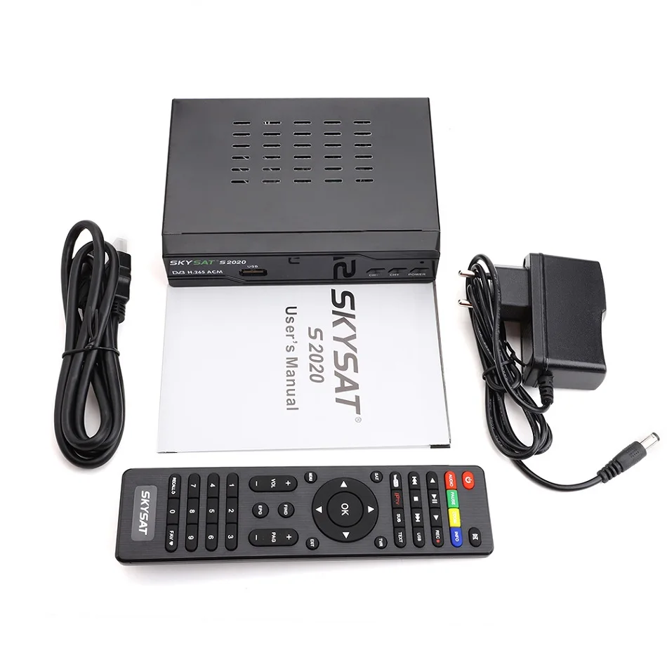 Skysat S2020 Twin Tuner Satellite Receiver Iks Sks Acm H.265 Xtream ...