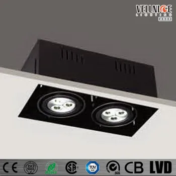 Trimless Recessed Led 2*3w Square Box Down Light(double) - Buy Edison ...