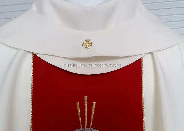Embroidery Chasuble Catholic Designs Church Robe - SMQ