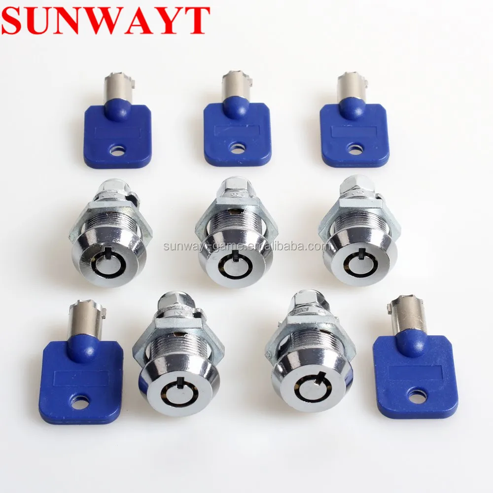 28mm Game Machine Lock Security Zinc Alloy Die-cast Keyed Alike Metal ...