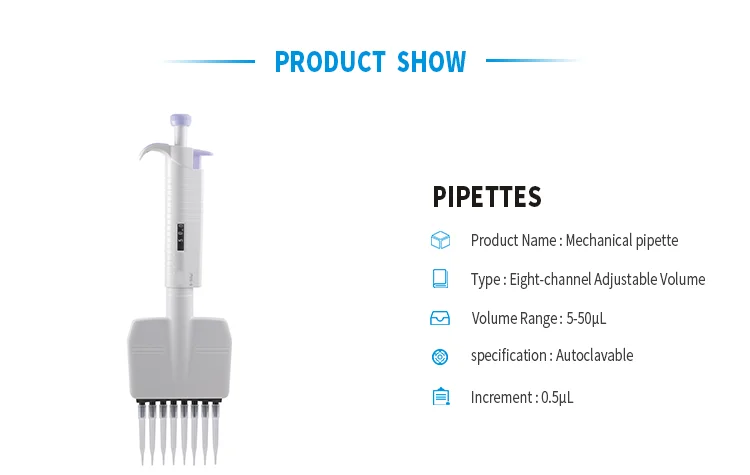 Multichannel Repeater Adjustable Pipette Multichannel - Buy Pipette ...