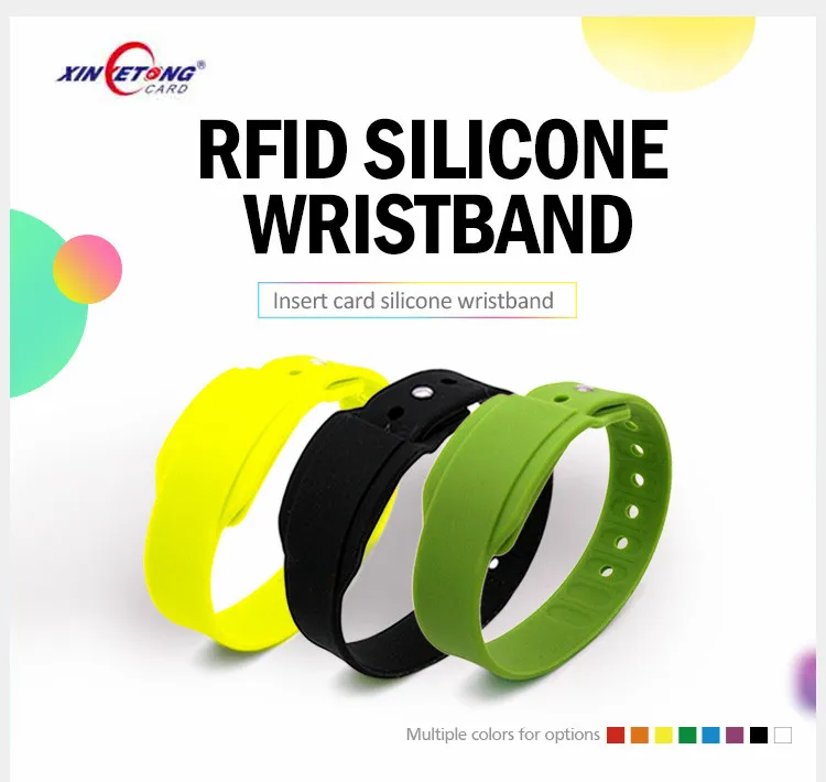 Wearable Contactless Payment Wristband with Insert Minitag