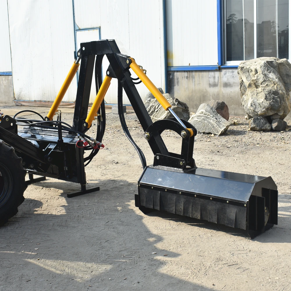 Telescopic Arm Mini Loader - Efficient Lawn Mowing Tool