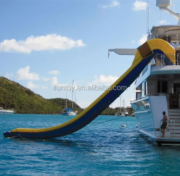 Freestyle Pvc Cruiser Slides Sea Use Inflatable Yacht Slide For Boat ...