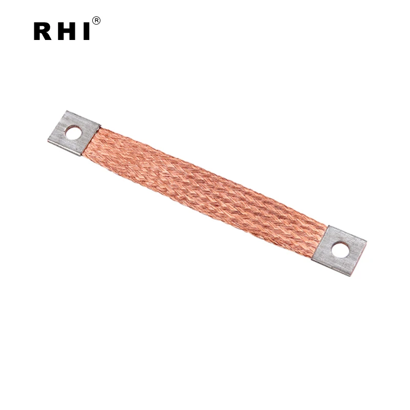 Flexible Tinned Braided Bus Bar Copper Bonding Straps for EVs Battery ...